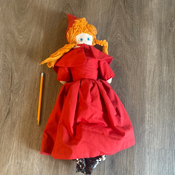 Little Red Riding Hood | Toys | Vintage Topsy Turvy 3 Dolls In Little ...